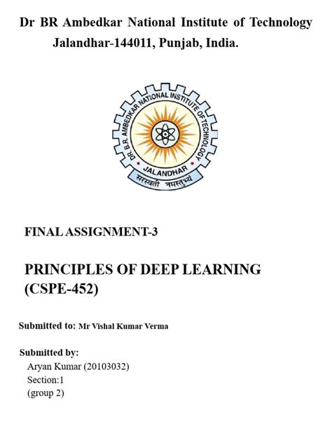 Pdl Final Assignment 3 Aryan Pdf Graphics Processing Unit Computational Neuroscience