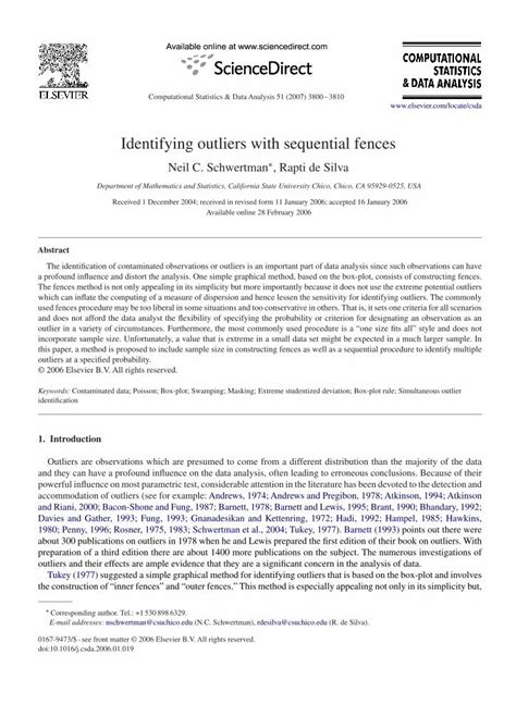 Pdf Identifying Outliers With Sequential Fences Dokumentips
