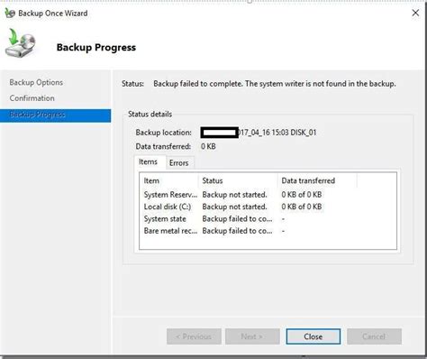 Solved Windows Server 2016 System State Backup Fails By Yukagee Medium