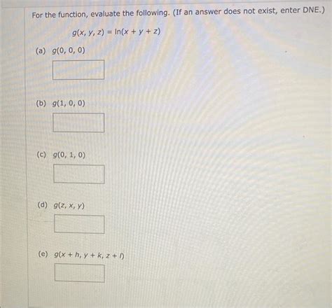 [solved] for the function evaluate the following if an