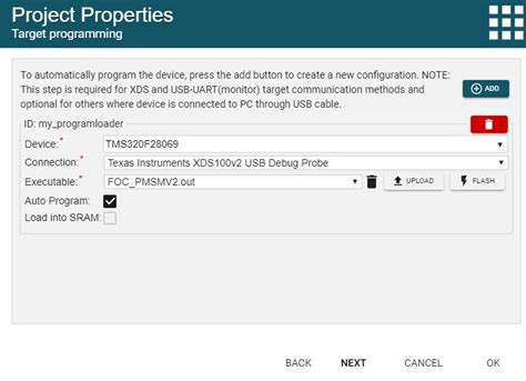 CCS TMS320F28069M GUI Composer V2 XDS Cannot Bind Variables Code
