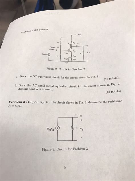 Solved Draw The DC Equivalent Circuit For The Circuit Chegg Com