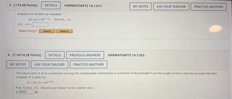 Solved Fvaluate The Fonction As Indicated Z X Y Xex Y