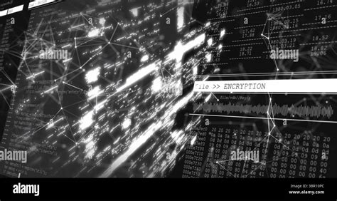 Displaying Encryption Header Label And Waveform Graph On Computer
