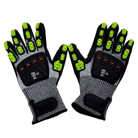 Anti Vibration Protective Work Gloves Cut Resistant High Quality With