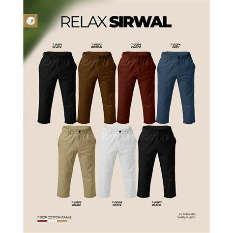 Jual Sirwal Relax Cropped Samase T 012p Shopee Indonesia