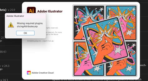 illustrator and missing required plugin crash adobe community 14596379