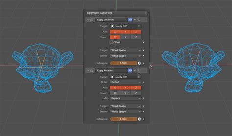 Copy Location With Vertex Group In Wrong Location When Mirrored