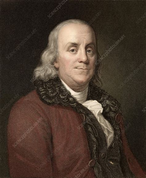 1778 Benjamin Franklin Scientist Stock Image C008 8037 Science