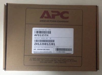 APC Ap Th Temperature Humidity Sensor Black China Ap Th And