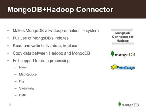 Mongodb And Hadoop Understanding Your Big Data Pptx Databases Computer Software And