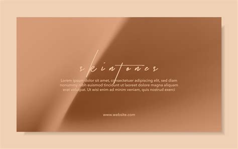 Modern Trendy Grainy Gradient Background Abstract Background With Skin Tones Style Template