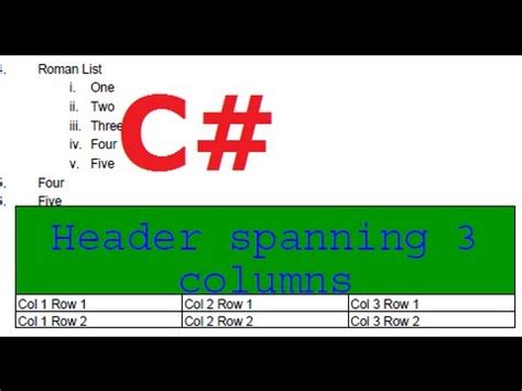 C Tutorial 45 ITextSharp Add Table Into Existing PDF Using