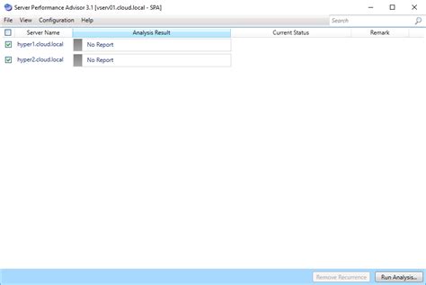 monitoring hyper v performance with server performance advisor virtualization howto