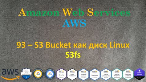 Aws S3 Bucket как диск Linux S3fs Youtube