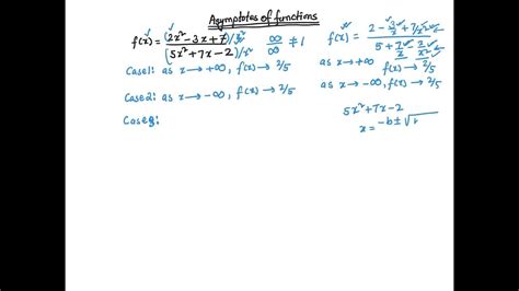 Function Asymptotes 3 Youtube