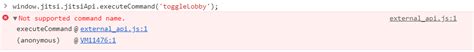 Toggle Lobby Via Iframe Api Command · Issue 744 · Jitsidocker Jitsi