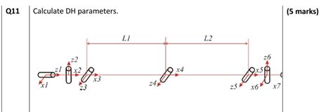 Solved Calculate Dh Parameters Chegg