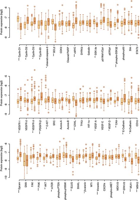 reverse phase protein array rppa differential protein expression