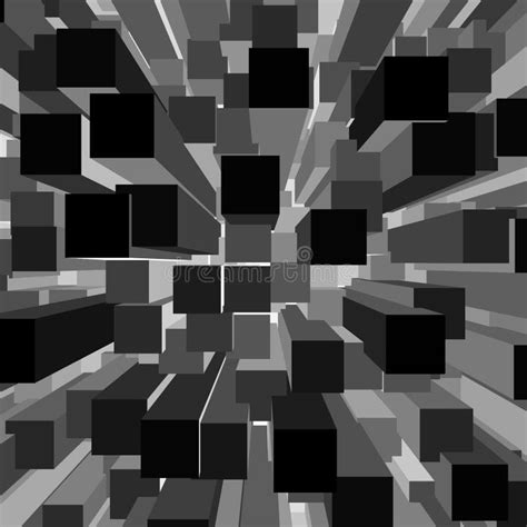 Perspective Cubes Background Stock Illustration Illustration Of Backdrop Template 22234846