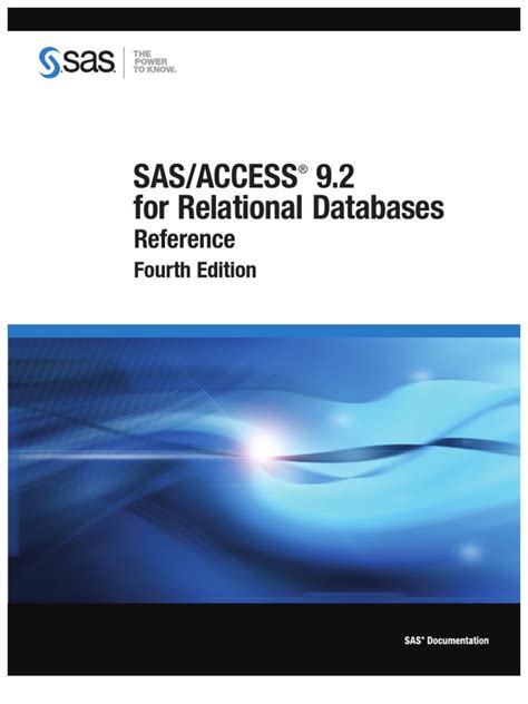 Sas Access 92 Pdf Ibm Db2 Databases