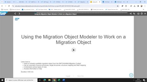 Sap S4hana Migration Object Modeler Working On A Migration Object Learn How To Work On