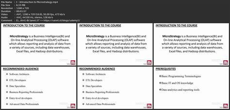Introduction To Microstrategy A Beginner Course Softarchive