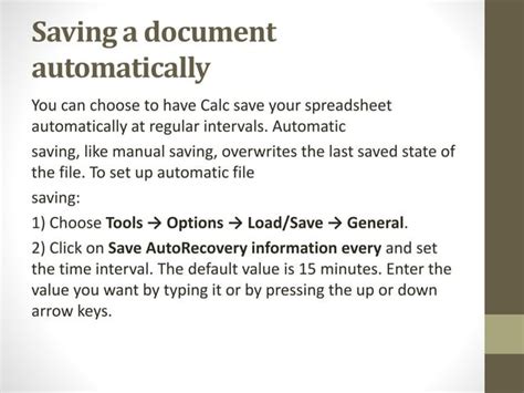 Libre Office Calc Lesson 1 Introduction To Spreadsheets Pptx