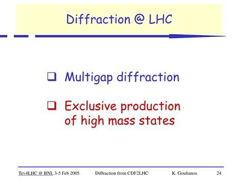 Ppt Understanding Diffraction And Dark Energy In Particle Physics