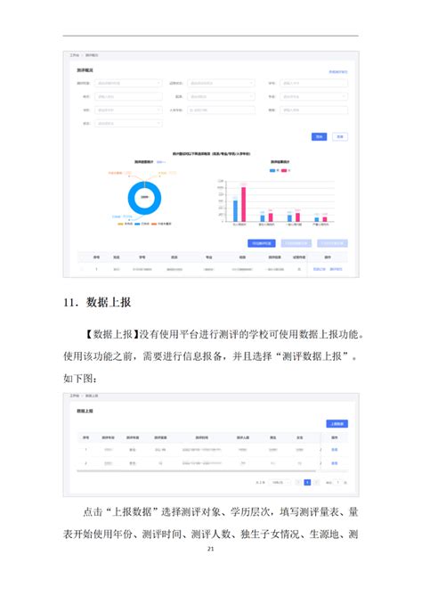高校学生心理健康管理动态分析与会商指导信息化平台操作手册（校级管理员） 心理微测 中国大学生在线