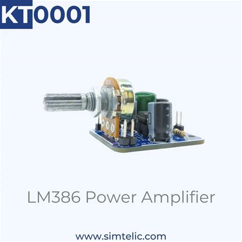 Simtelic 🔊 Dive Into The World Of Diy Audio With Our Lm386 Power Amplifier Kit 🎶 Easily