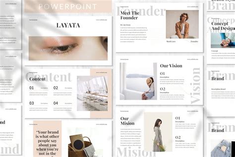 Layata Шаблон Powerpoint для фирменного стиля Шаблоны презентаций Включая Pitchdeck и