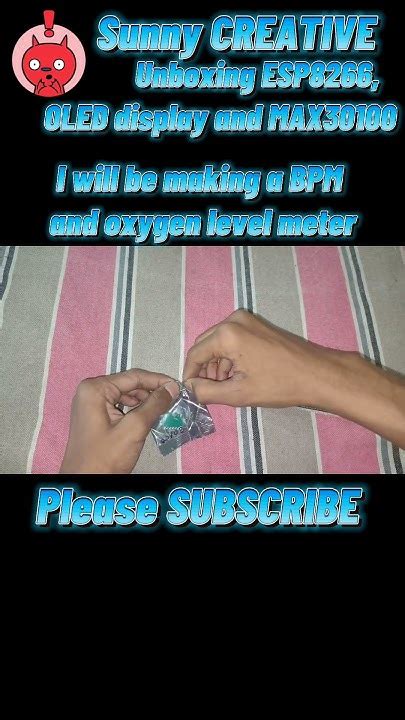 Unboxing Esp8266 Oled And Max30100 Module For Diy Bpm And Oxygen Level Meter Please Subscribe