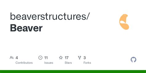Github Beaverstructuresbeaver