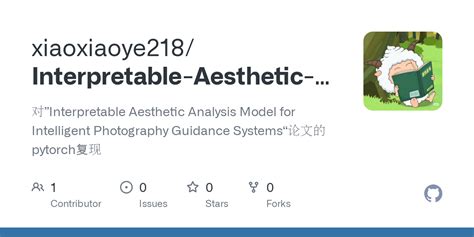 Interpretable Aesthetic Analysis Model For Intelligent Photography Guidance Systems Readme Md At