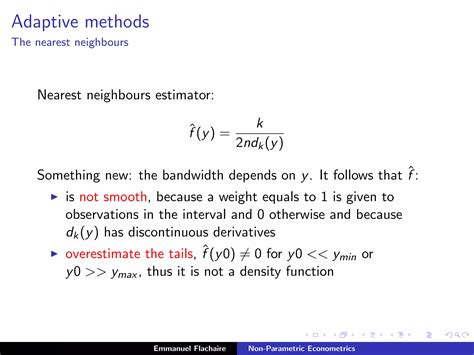 Non Parametric Econometrics By Emmanuel Flachaire Ppt