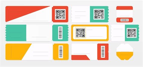 Premium Vector Empty Coupons Set