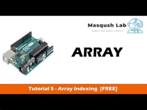 Tutorial Arduino Array YouTube