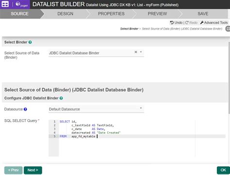 Knowledge Base For Dx 7 Jdbc Datalist Database Binder