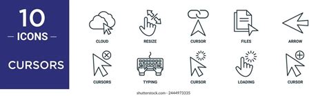 Resize Cursor Over 2921 Royalty Free Licensable Stock Vectors And Vector Art Shutterstock