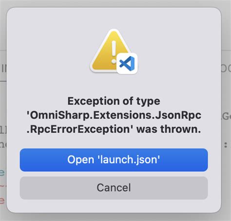 Vs Code Azure Powershell Function Debugging Issue Omnisharp Json Rpc Exception · Issue 3223