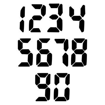 Digital Clock Font Images Browse Stock Photos Vectors And
