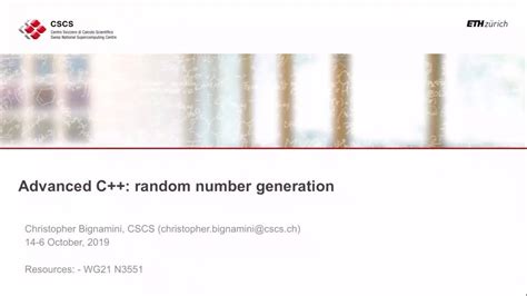 15 Advanced C Random Number Generation Bignamini Youtube