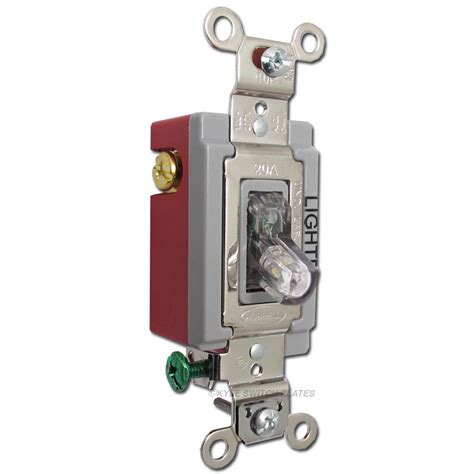 Lighted 3 Way Light Switch 20a 120v Specification Grade Single Pole