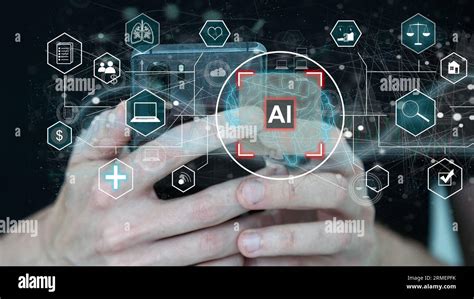 Artist Man Using Hand Ai Artificial Intelligence To Generate Content