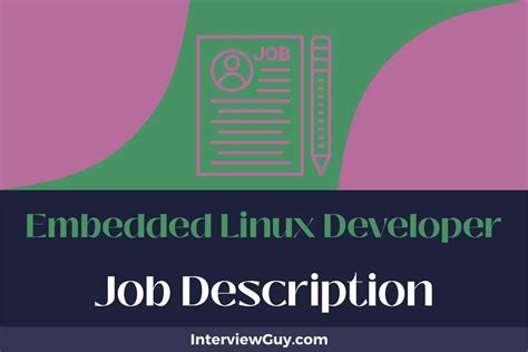 Embedded Linux Developer Job Description Updated For