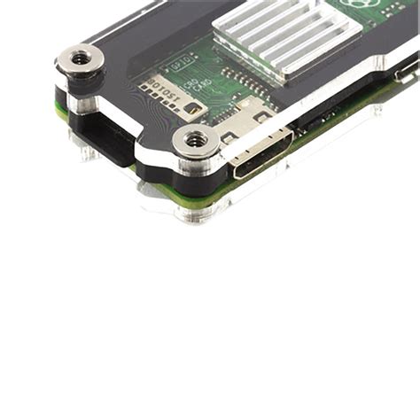 C4labs Zebra Zero Raspberry Pi Zero Type 2 Case Black Ice Micro Center