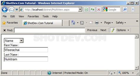 Aspnet And Multiview Aspmultiview Shotdevcom