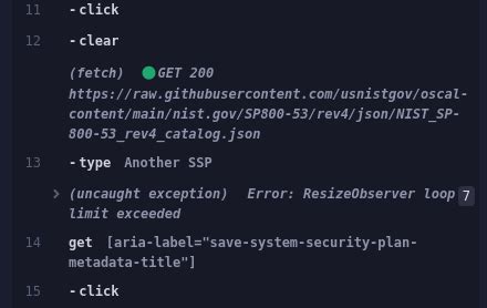 Handle Resizeobserver Loop Limit Exceeded Exception Issue Easydynamics Oscal Editor