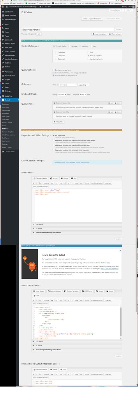 Indenting 3 Levels Deep Taxonomy With Views Like How Cred Displays On Post Forms Toolset